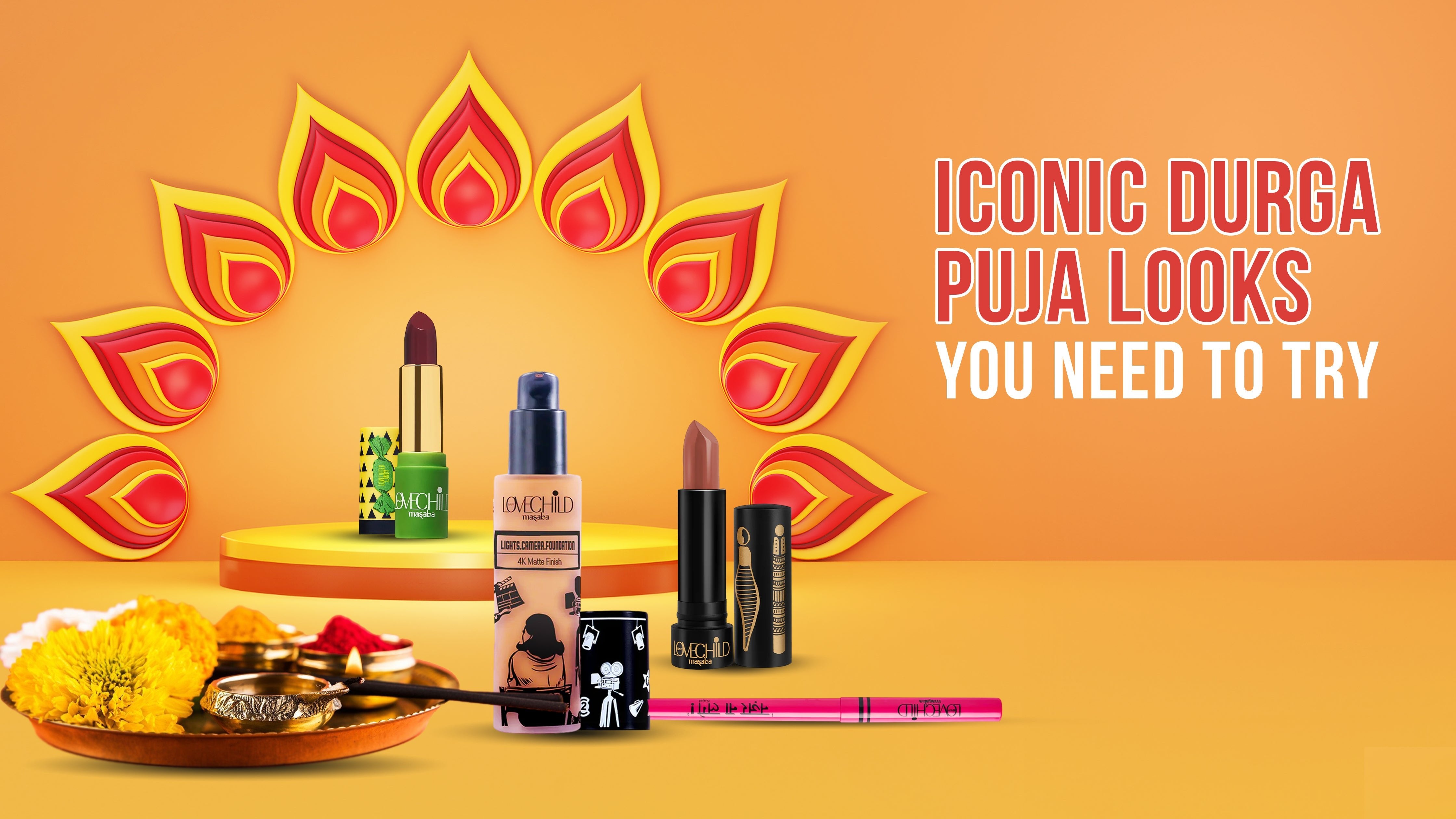 durga eye drawing makeup