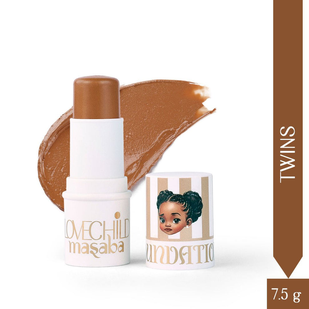 Twins - Mini Masaba Foundation Makeup Stick (Deep) Easy To Blend, Matt ...