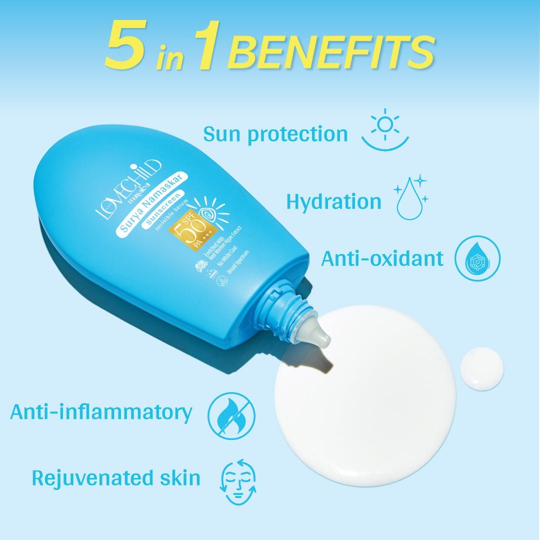 Surya Namaskar Invisible Sunscreen Serums | Buy Sunscreens Pack of 2 ...