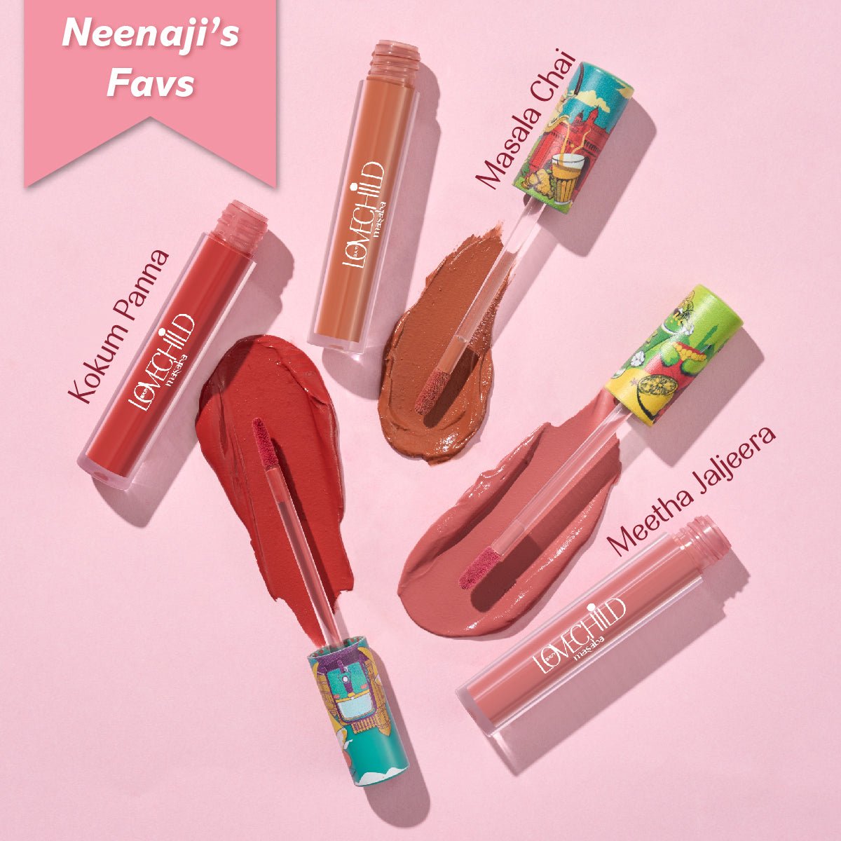 Buy Matte Pink Lip Cream At Best Price - LoveChild Masaba